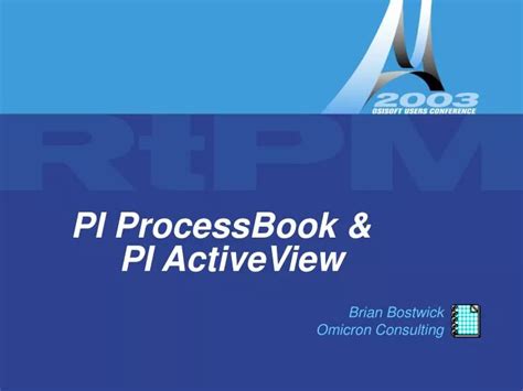 PPT PI ProcessBook PI ActiveView PowerPoint Presentation Free Download ID 151670
