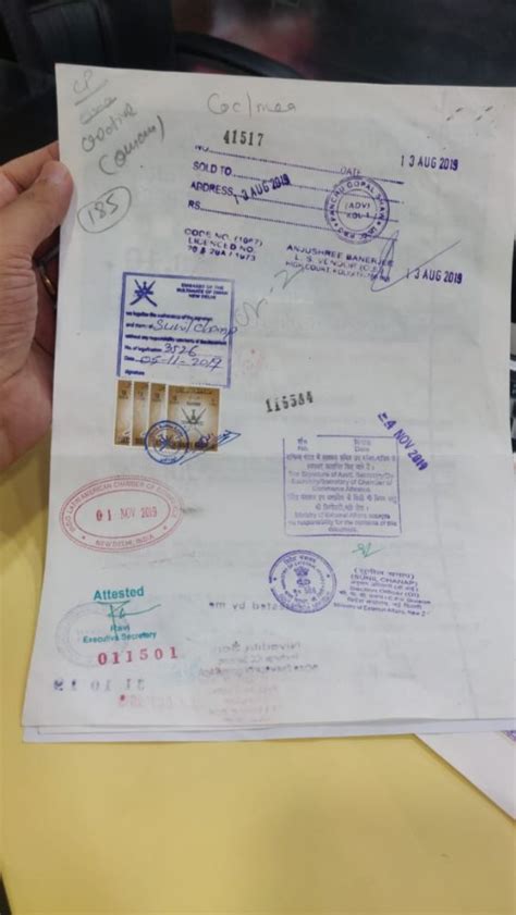 Oman Embassy Attestation In Kolkata Id 21730404433