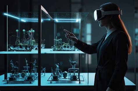 Premium Photo Virtual Lab Interactive Digital Laboratory In Virtual Reality