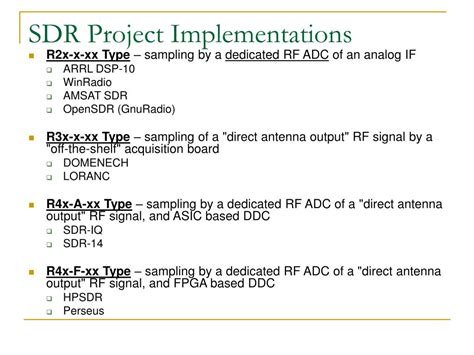 PPT SDR Software Defined Radios PowerPoint Presentation Free Download ID 3414220
