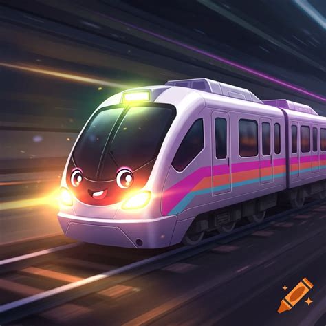 Railway Communication Network With Dark Background On Craiyon