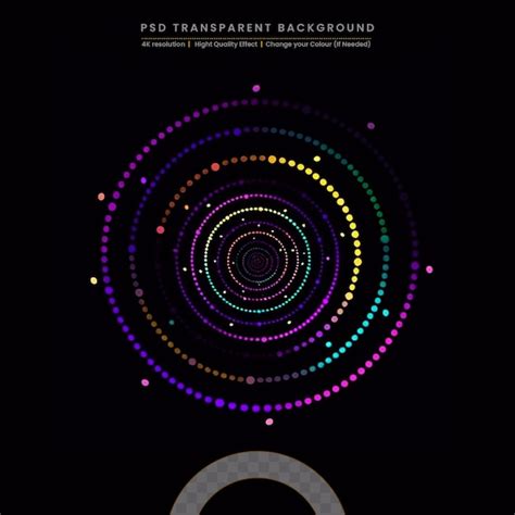 Premium Psd Big Data Technology Circle Design Background