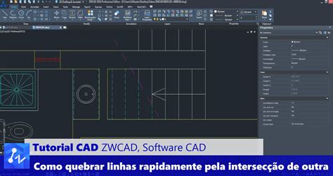 Como Quebrar Linhas Nas Suas Intersecções No Ibercad Para Zwcad Ibercad Software Cad