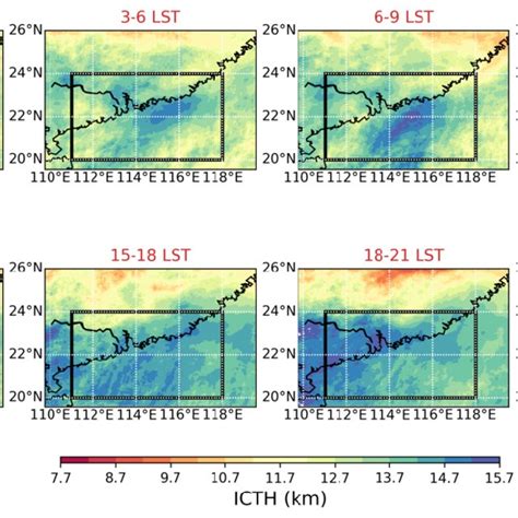 Same As In Figure 2 But For Mean Ice Cloud Optical Thickness Icot Download Scientific Diagram