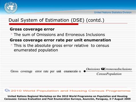 ppt tabulation and dual system of estimation dse pres 9 powerpoint presentation id 9226790