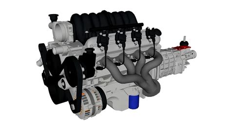 Ls Engine 3d Model