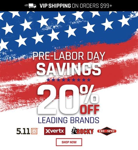 Galls Pre Labor Day Savings Start Now Milled
