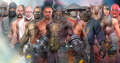 Pbr Fighters Pack Characters Unity Asset Store