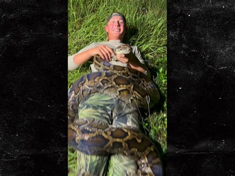 16 Foot Long Python Caught By Teens In Florida Swamp