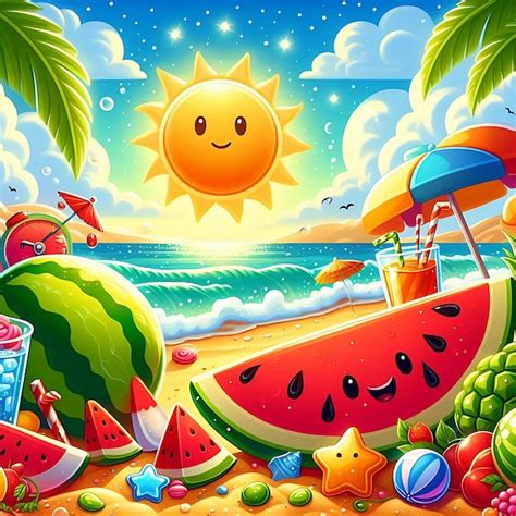 Summer Cartoon Wallpaper Images Free Download On Freepik