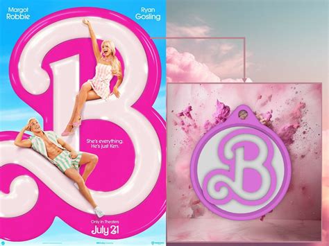 3d File Barbie Inspired Fashionista Letter B 3d Printable Earring