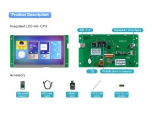 Dwin Inch TFT LCD Display Pixel HMI Touch Screen Industrial Grade K RS Ttl Uart