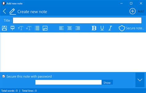 Password Protect Notes In Windows With Zenr Notes