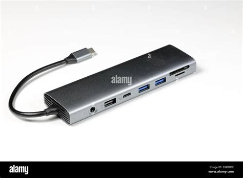 Modern Multifunctional Adaptor Or Multiport Docking Station Provide Multi Type Of Input Output