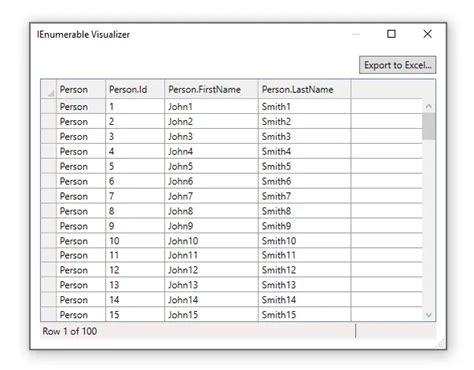 IEnumerable Visualizer In Visual Studio 2022 NET Core Tutorials