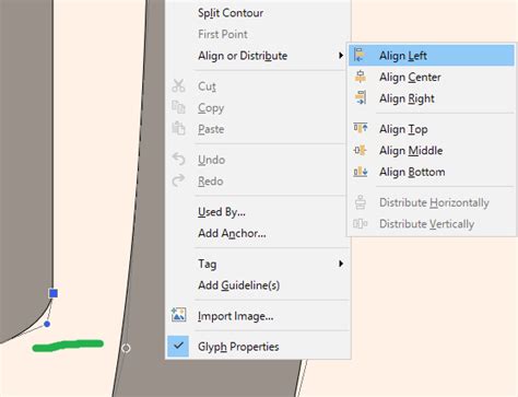How To Specify The Shortcut Keys For The Alignment And Distribution