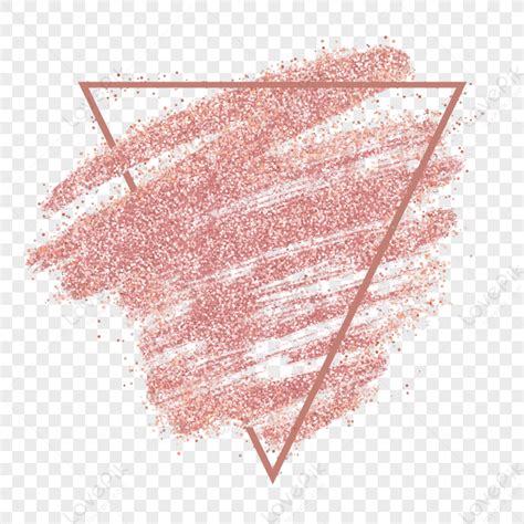 골드 파우더 라이트 효율 브러시 삼각형 일러스트 국경 골든 금가루 Png 일러스트 무료 다운로드 Lovepik