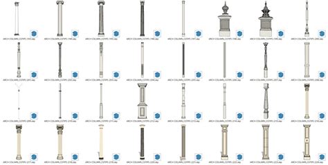 7212 Free Sketchup Columns Model Download
