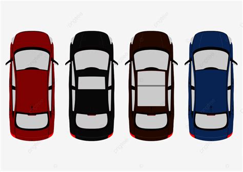 현대 자동차의 평면도 수송 만화 차량 Png 일러스트 및 벡터 에 대한 무료 다운로드 Pngtree