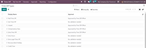 Approvals In Odoo 16 Time Off Odoo V16 Enterprise Edition Book