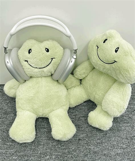 [h 묶음구매할인] 긍정긍정 개구리 인형 안으면 복이와요 애착 인형 쿠션 방석 에이블리