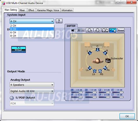 USB Multi Channel Sound Converter With 5 1 Channel Surround