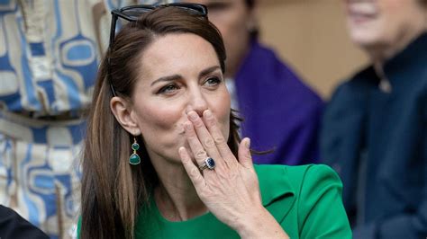 Who Did Kate Middleton Blow A Kiss To From The Royal Box At Wimbledon
