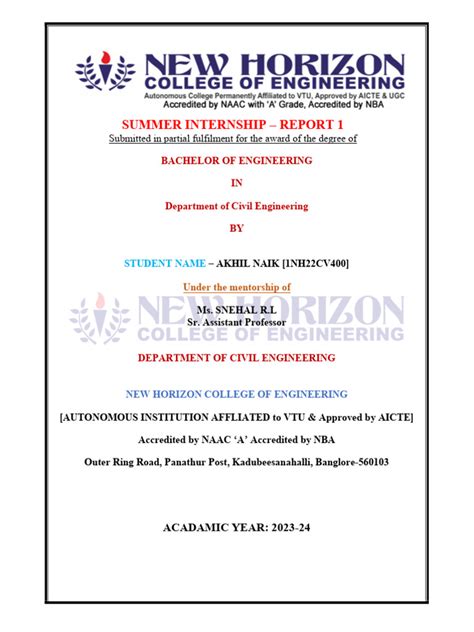 Akhil Naik Report Pdf