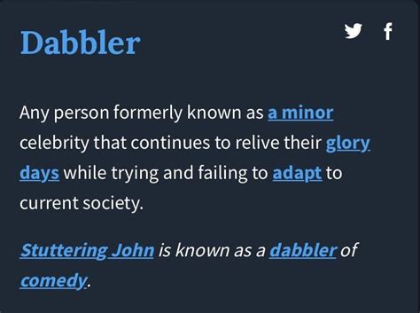 New Urban Dictionary Entry R Dabblersanonymous