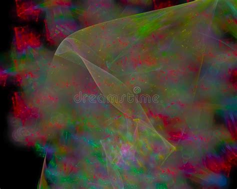 Fractal Digital Abstract Effect Texture Mystery Pattern Curve Template
