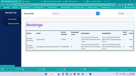 GitHub Anurag Car Rental System Full Stack Web Devolement Project That Implements