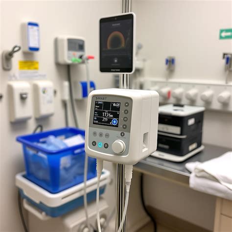 Smart Infusion Pump In Wellorganized Nursing Station Premium Ai