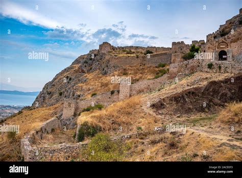 The Acrocorinth Upper Corinth The Acropolis Of Ancient Corinth Is A