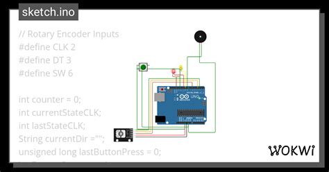 Enc With Ligths Buzzer Wokwi Esp32 Stm32 Arduino Simulator