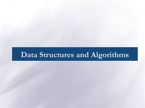 Chapter 4 Data Structure And Algorithm Stacks And Queues Ppt