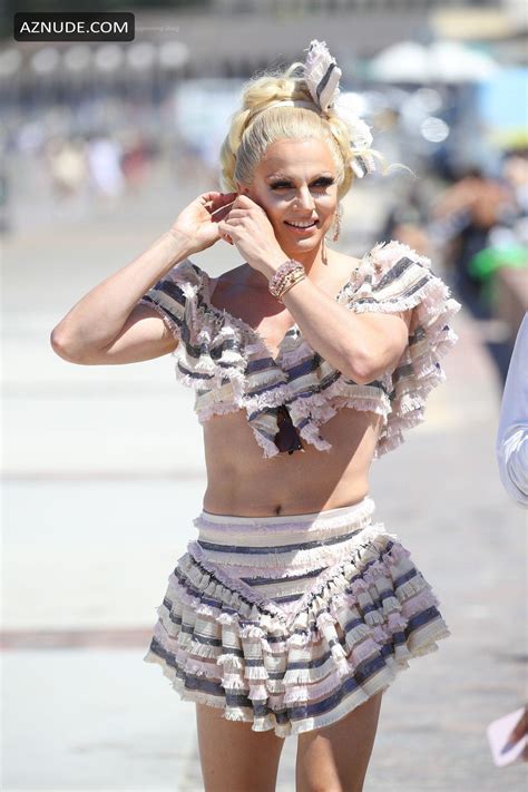 Courtney Act Sexy Pictured On The Set In Sydney Aznude