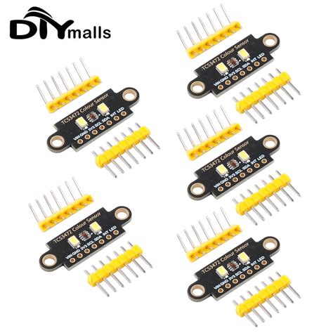 25pcs Tcs3472 Color Sensor Recognition Module Rgb Iic Color Light Sensor Development Board