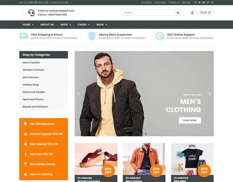 Ecommerce Wordpress Website Woocommerce Store On Behance