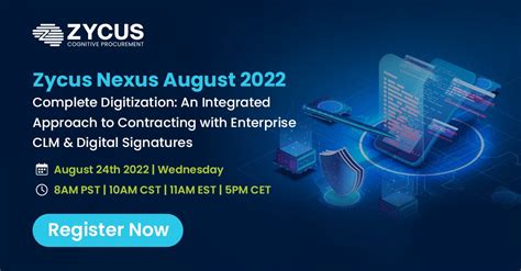 Zycus On Linkedin Zycus Nexus August 2022 Complete Digitization An Integrated Approach To