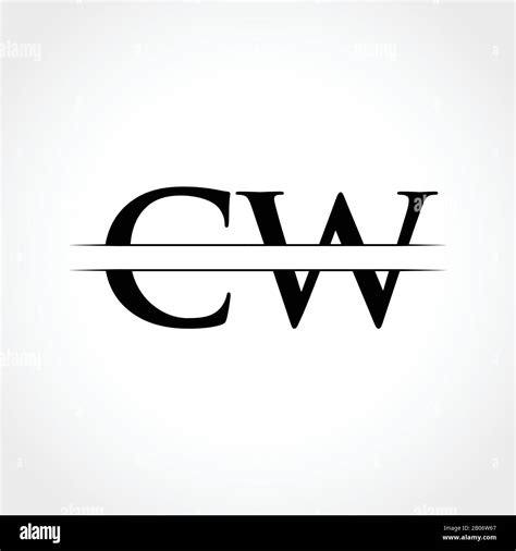 Initial Cw Letter Logo With Creative Modern Business Typography Vector Template Creative