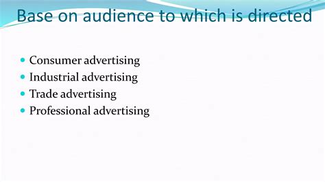 Classification Of Advertising Pptx