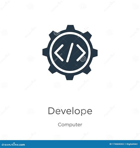 Develope Icon Vector Trendy Flat Develope Icon From Computer