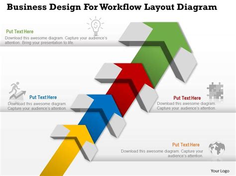 0314 Business Ppt Diagram Business Design For Workflow Layout Diagram Powerpoint Template