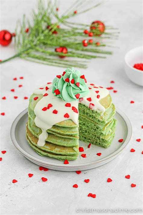 Grinch Pancakes