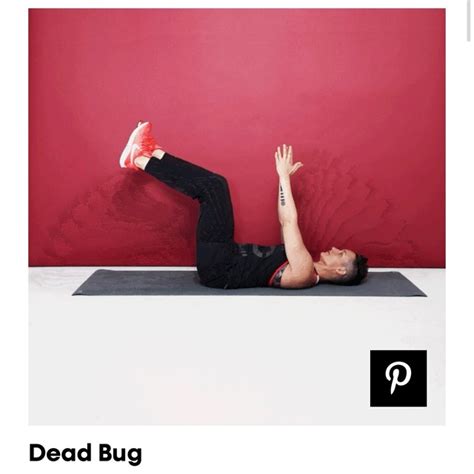 Dead Bug By James Cummings Exercise How To Skimble
