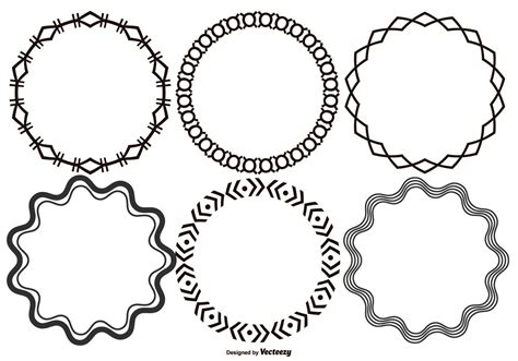 Round Decorative Vector Frames 138845 Vector Art At Vecteezy