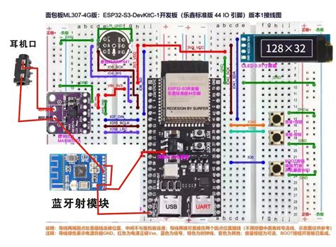 Esp32ai小智42针脚扩展板 抖音
