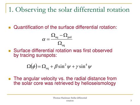 Ppt Detecting Stellar Differential Rotation Powerpoint Presentation Free Download Id 3480291
