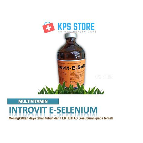 Jual Introvit E Selen Selenium Multivitamin Ternak Shopee Indonesia