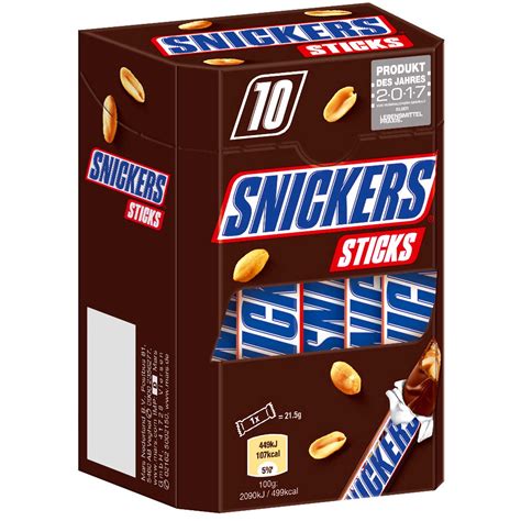 Snickers Sticks 10er | Online kaufen im World of Sweets Shop